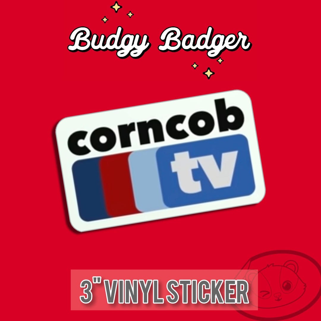 ITYSL Corn Cob TV Sticker, I Think You Should Leave, Glossy Vinyl Decal ...
