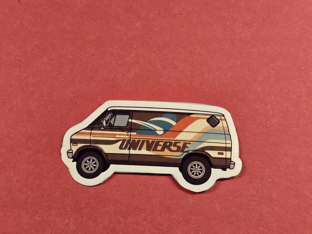 Steven Universe Sticker, Mr. Universe Van, Glossy Laminated Decal - Etsy