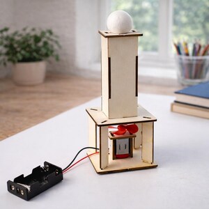 DIY Air Levitation Ball Science Kit – Wooden STEM Experiment Toy ...