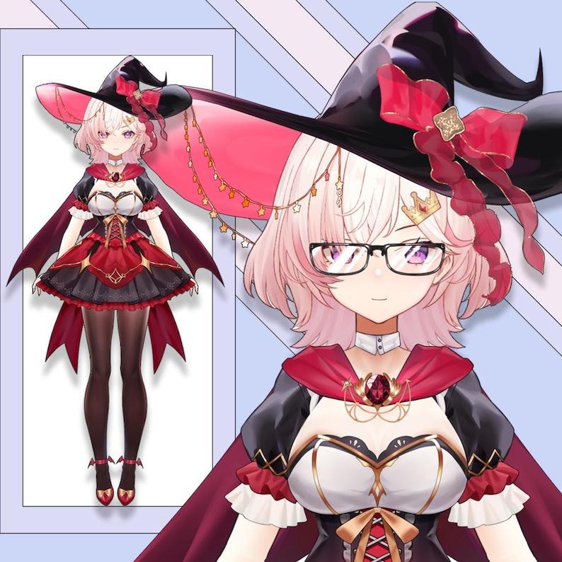 Premade Live2d Vtuber Model: Ready to Use, Vtubestudio Compatible - Etsy