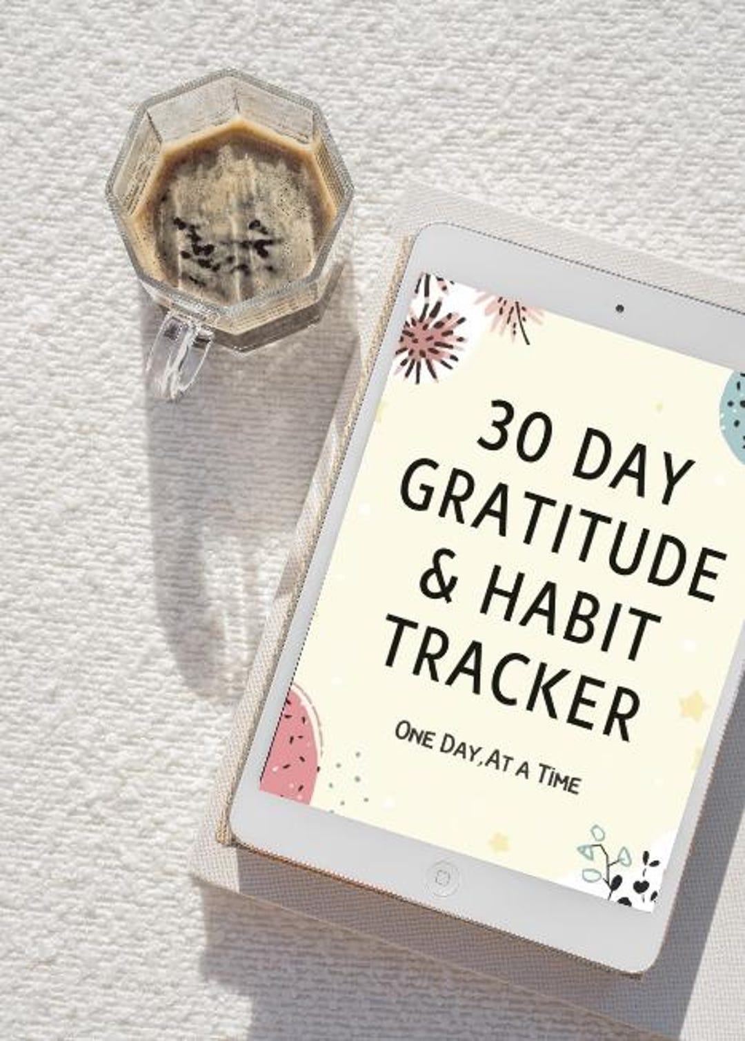30-day Gratitude & Habit Tracker, Mindfulness Journal (printable PDF ...