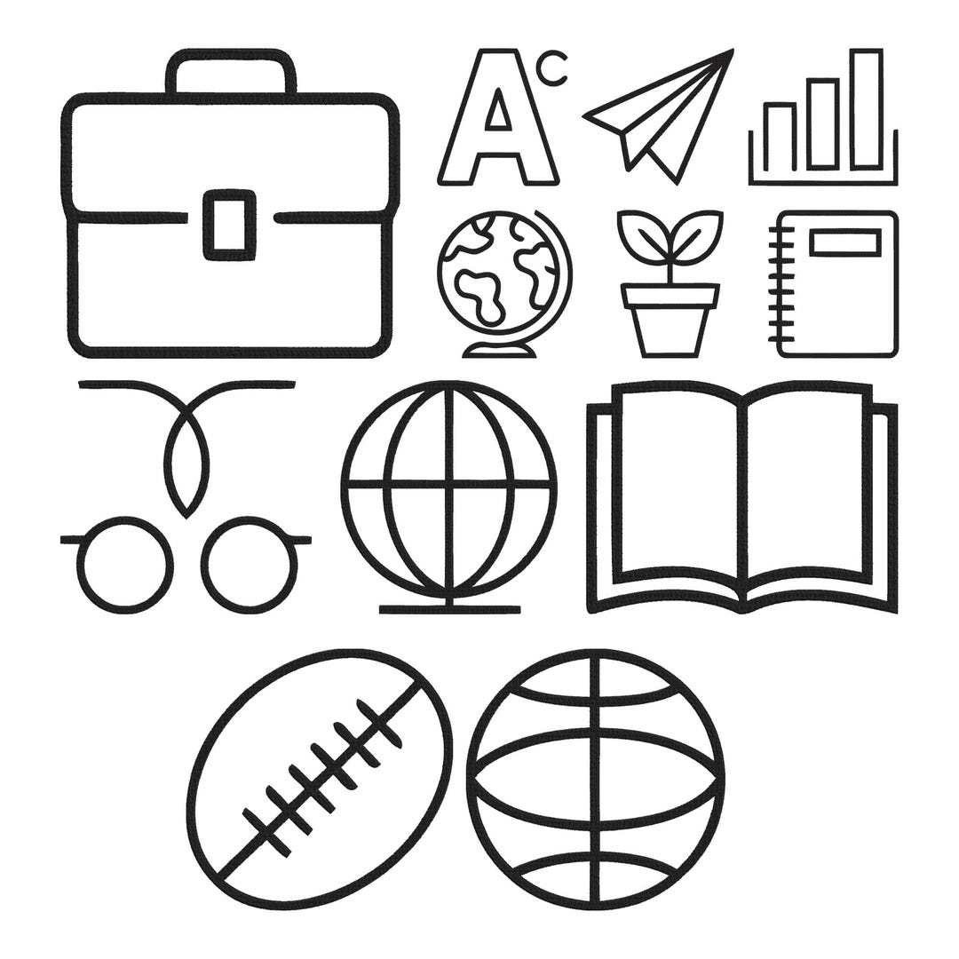 Education Element Embroidery Design, Education Element Machine ...