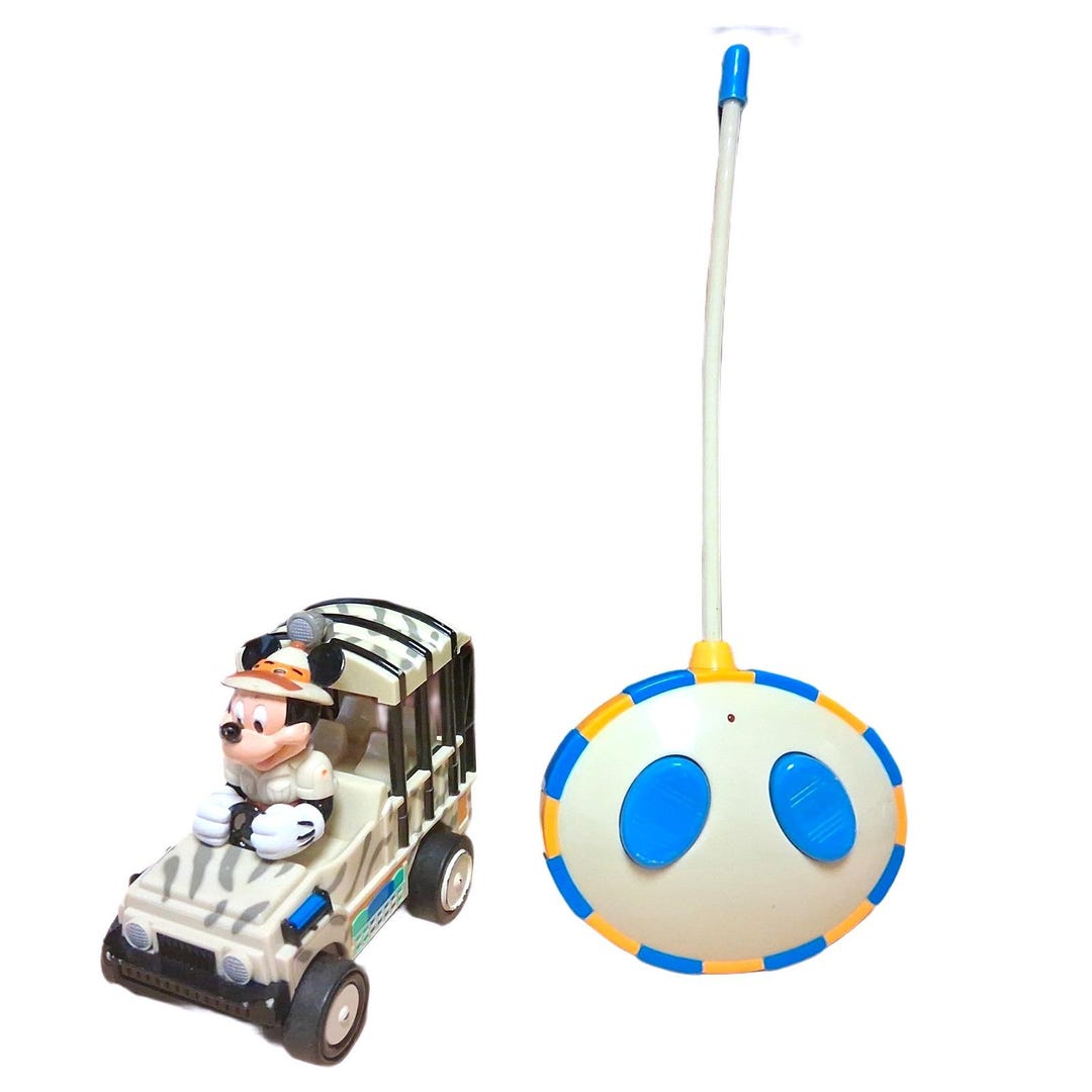 Disney Mickey Mouse Safari Jeep Remote Control Car Toy Kids Works - Etsy