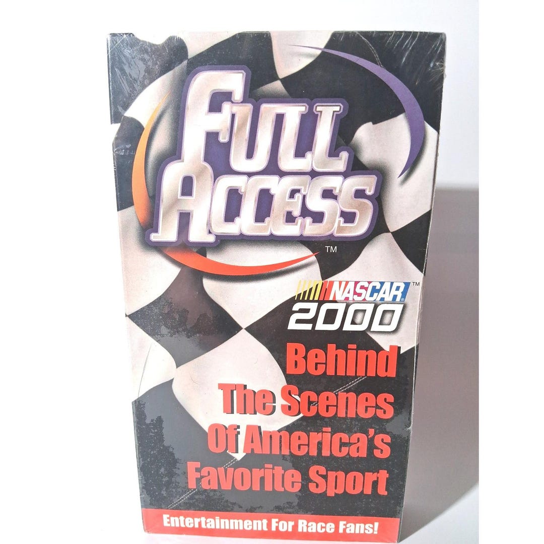 Vintage Full Access Vol 1 NASCAR 2000 Behind the Scenes Race Fans VHS ...