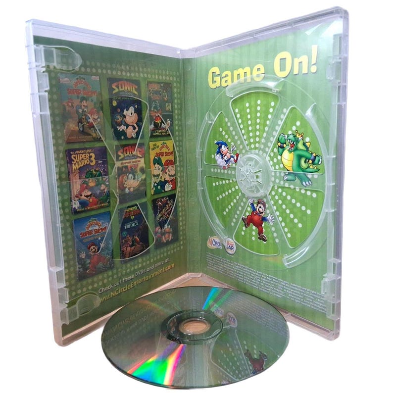 Vtg 1993 Adventures of Sonic the Hedgehog Lets Race DVD 90 Minute ...