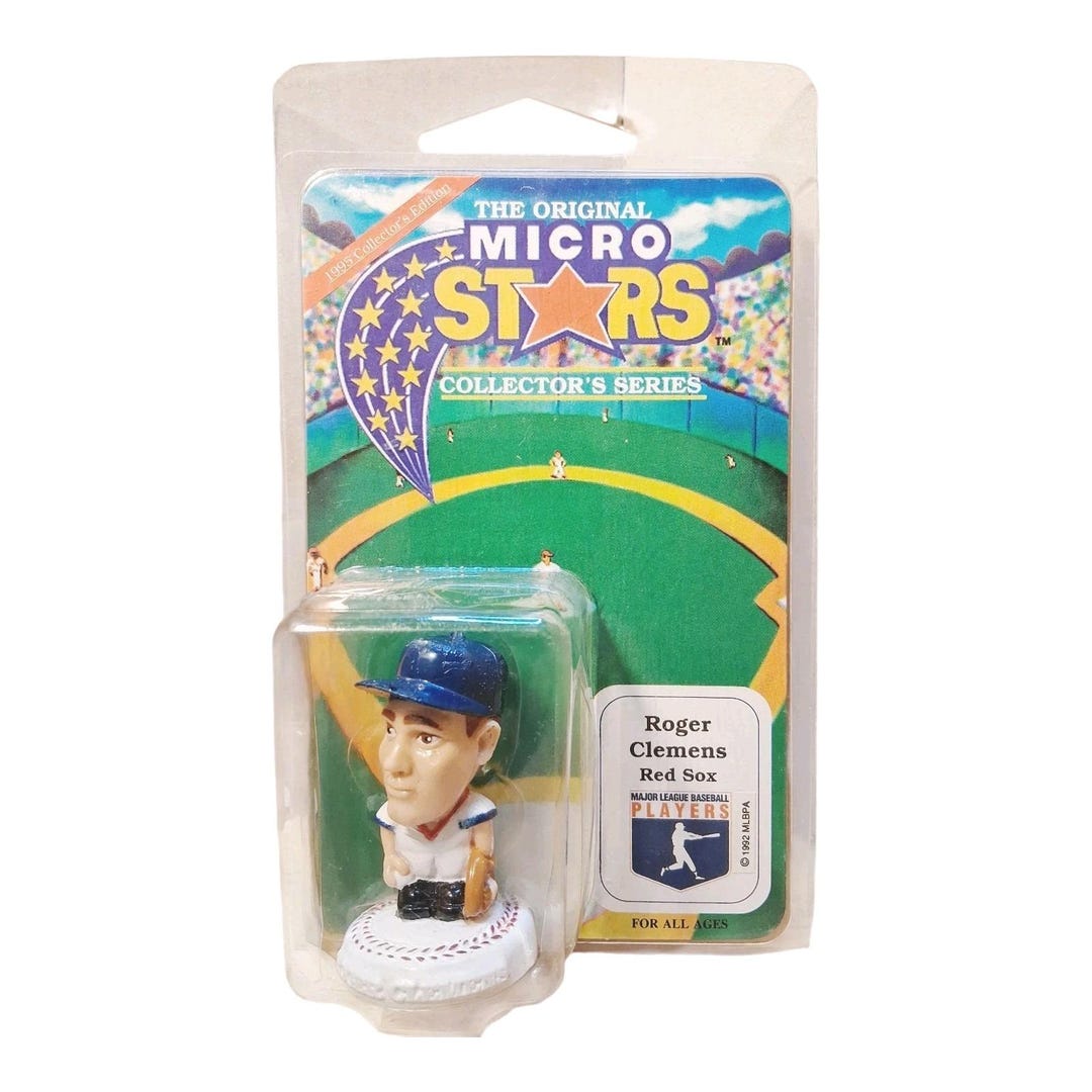 RARE 1995 Micro Stars Roger Clemens Boston Red Sox Vintage Collectible ...