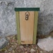 Painted BEE HOUSE, Green Sage and Forest, Insect Hotel, Hand Made. Made ...