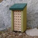 Painted BEE HOUSE Green Sage and Forest Insect Hotel Hand | Etsy