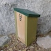 Painted BEE HOUSE, Green Sage and Forest, Insect Hotel, Hand Made. Made ...