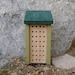 Painted BEE HOUSE, Green Sage and Forest, Insect Hotel, Hand Made. Made ...