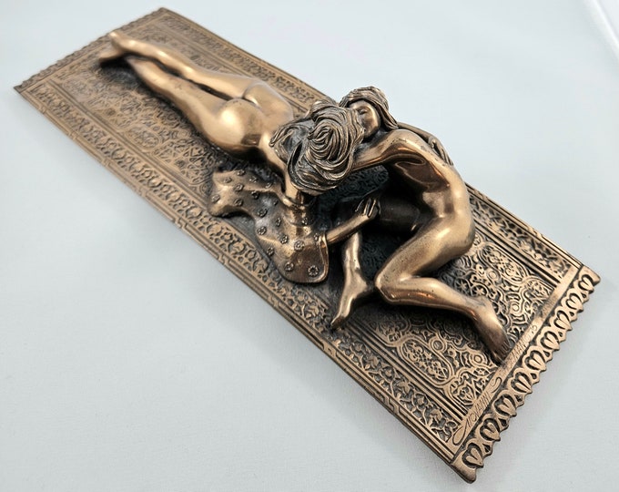 Giovanni Schoeman 1976 Nude Couple Sculpture, Retro Fine Art Metal Signed - Etsy