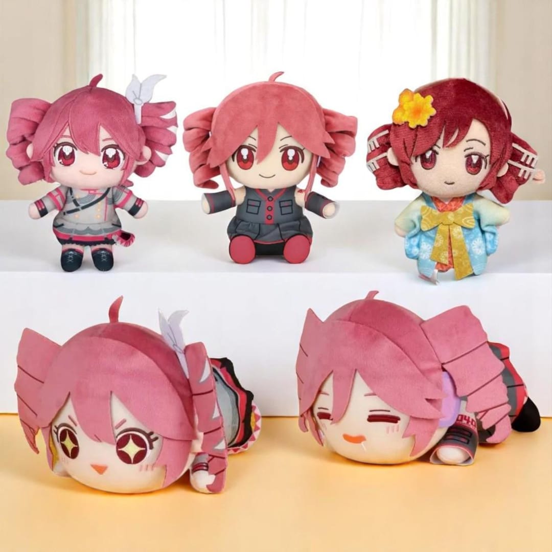 Kasane Teto Plush – 20cm Dress-up Vtuber Doll, Anime Puppet Toy, Anime ...