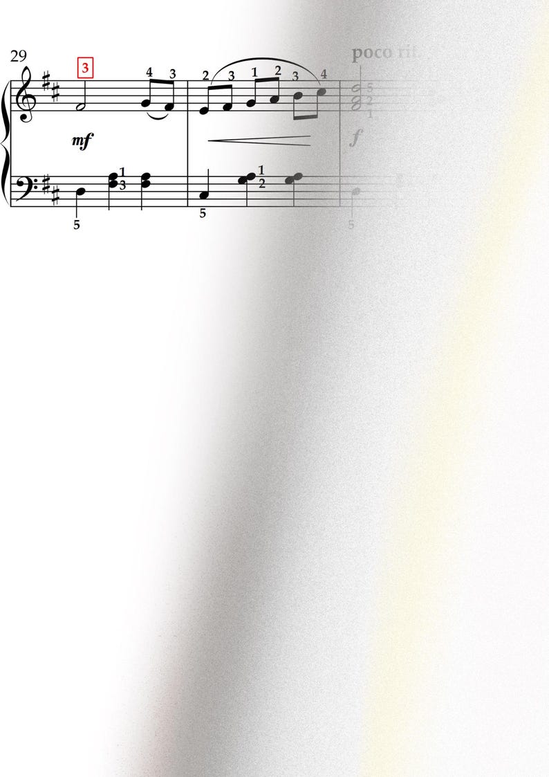 Skaters Waltz (ONLY Theme) - Piano Sheet Music Digital Download - Easy ...