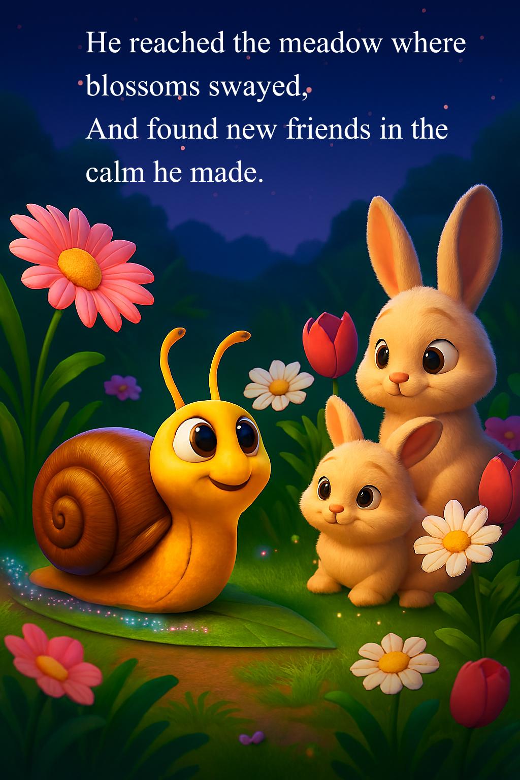 Snail Digital Bedtime Storybook, Pixar Style Art for Kids, Children's ...