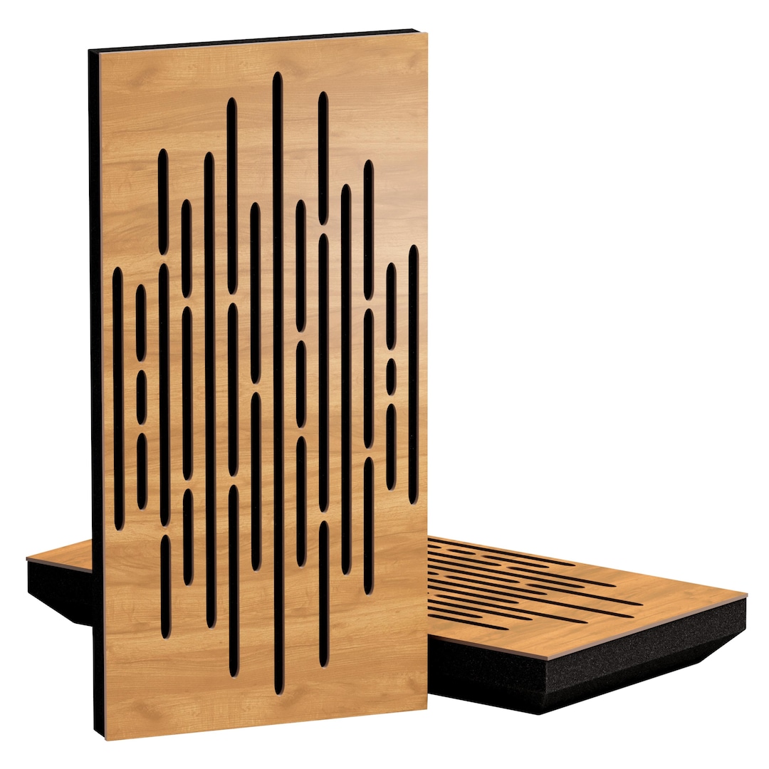 Narrow Acoustic Panel "wave" | Wall Decorative Panels | Absorption ...