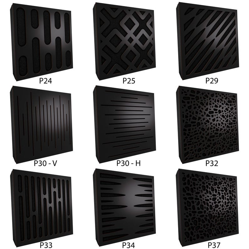 Sound-absorbing Wall Panels (P24-P37) | Acoustic Foam – Soundproofing ...