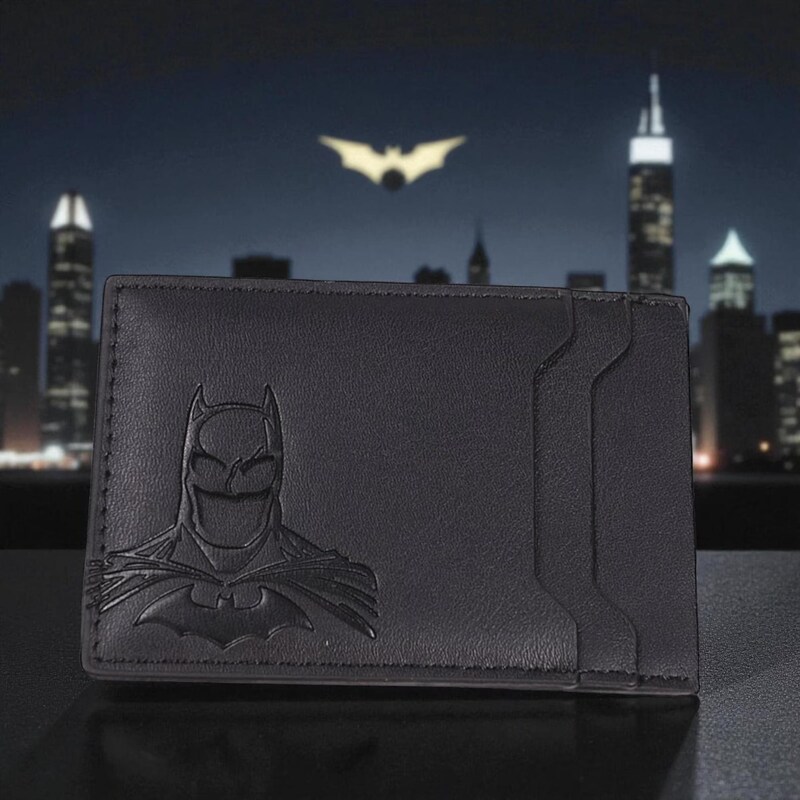Leather Bat Card Wallet - Etsy
