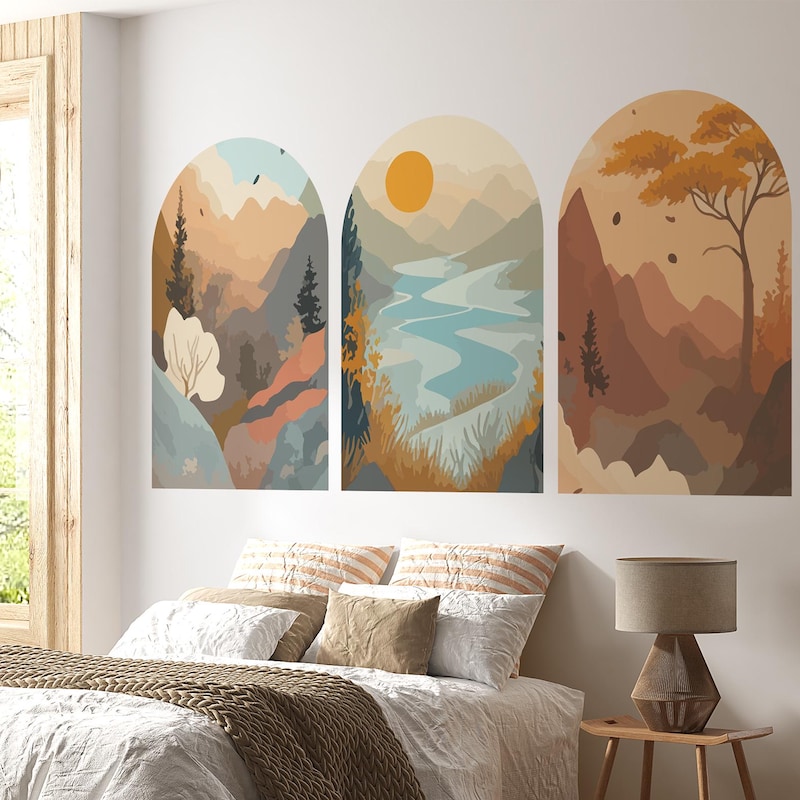 Rustic Wall Decal - Etsy