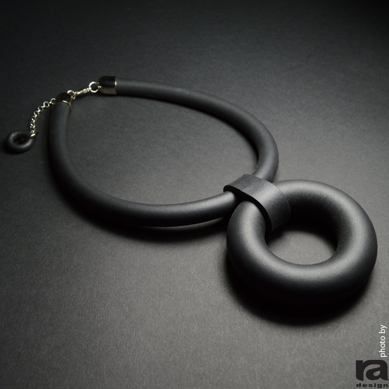 Black Rubber Bracelet Foam Rubber Statement Jewelry Art - Etsy