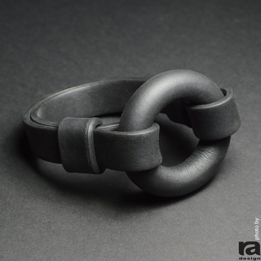 Black Rubber Bracelet Foam Rubber Statement Jewelry Art - Etsy