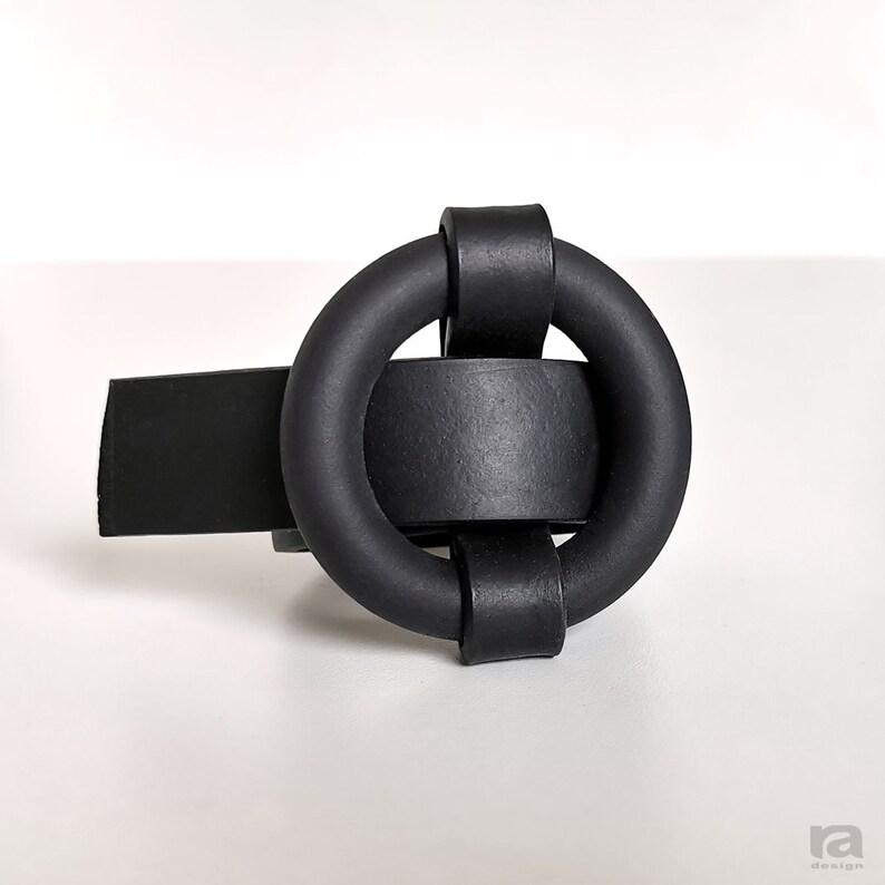 Black Rubber Bracelet, Foam Rubber, Statement Jewelry, Art Necklace ...