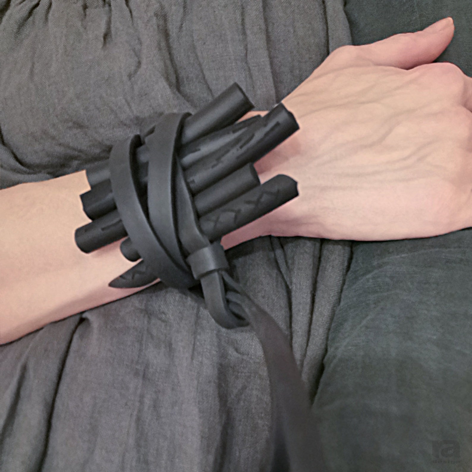 Winding Bracelet Rubber Bracelet, Geometric, Jewelry, Dystopian Style ...