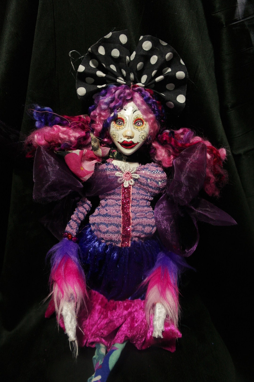 Doll Art Unique Collector's Item Clown One-off - Etsy