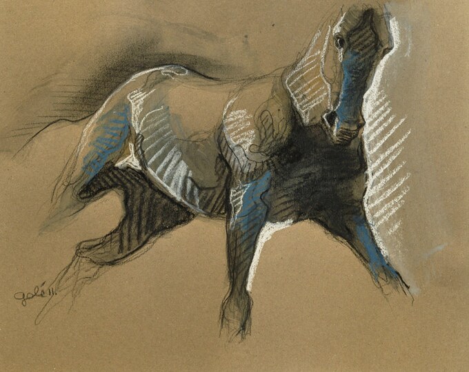 Balance Horse Drawing / Dessin Equilibre - Etsy