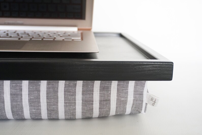 Computer Pad Pastel Stripe Lap Desk Pastel Peach Tray Top - Etsy