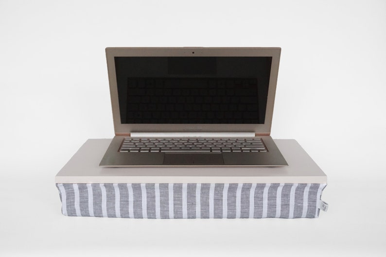 Computer Pad Pastel Stripe Lap Desk Pastel Peach Tray Top - Etsy