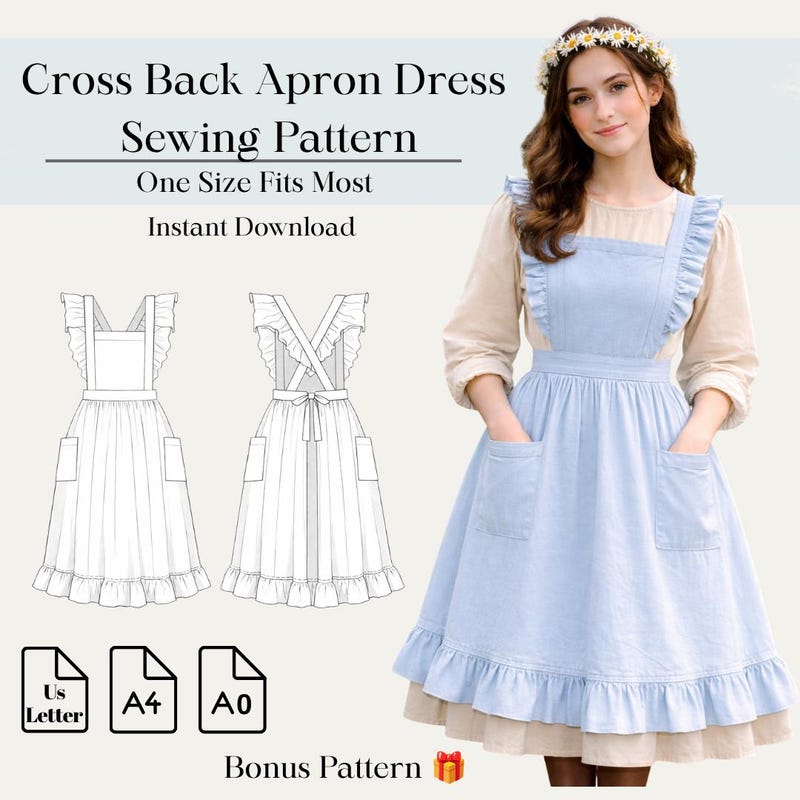 Apron Dress - Etsy UK