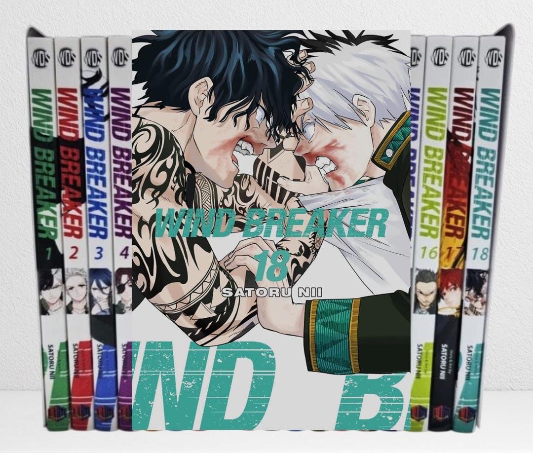 Wind Breaker Manga Volume 1-18 English Version Full Set EXPRESS - Etsy