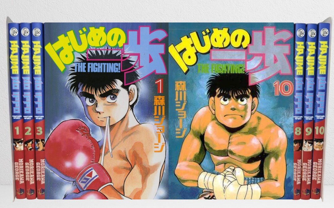 Hajime No Ippo Manga Volume 1-10 English Version Full Set EXPRESS - Etsy