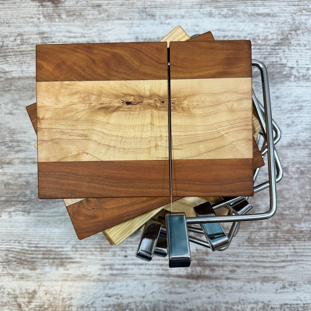 Handcrafted Wooden Cheese Cutter: Hardwood Cheese Slicer - Etsy