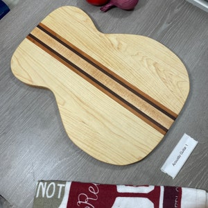 Acoustic Guitar Cutting Board the Perfect Gift for Any - Etsy