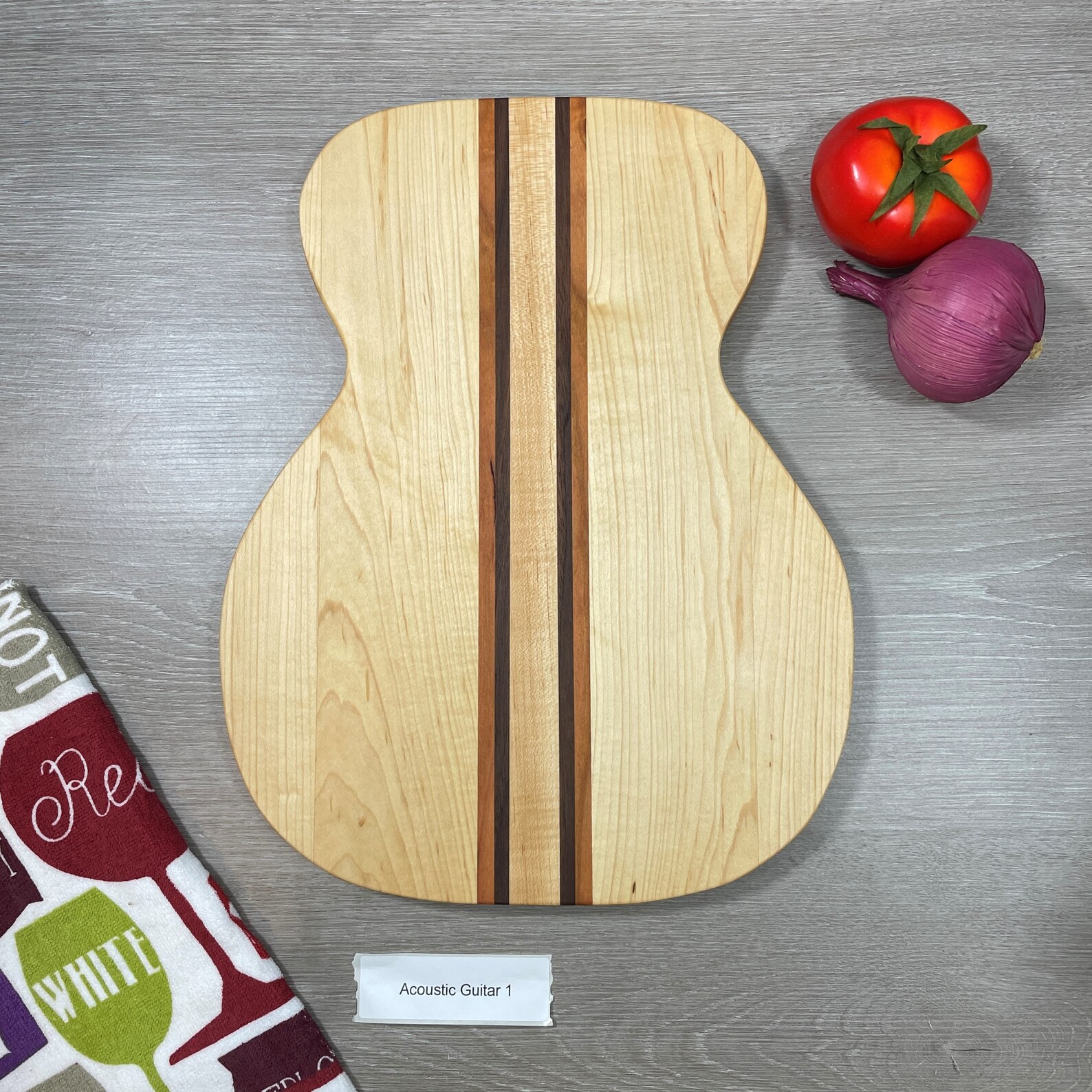 Acoustic Guitar Cutting Board the Perfect Gift for Any - Etsy