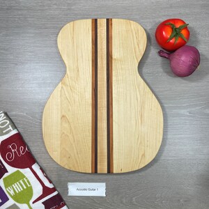 Acoustic Guitar Cutting Board the Perfect Gift for Any - Etsy