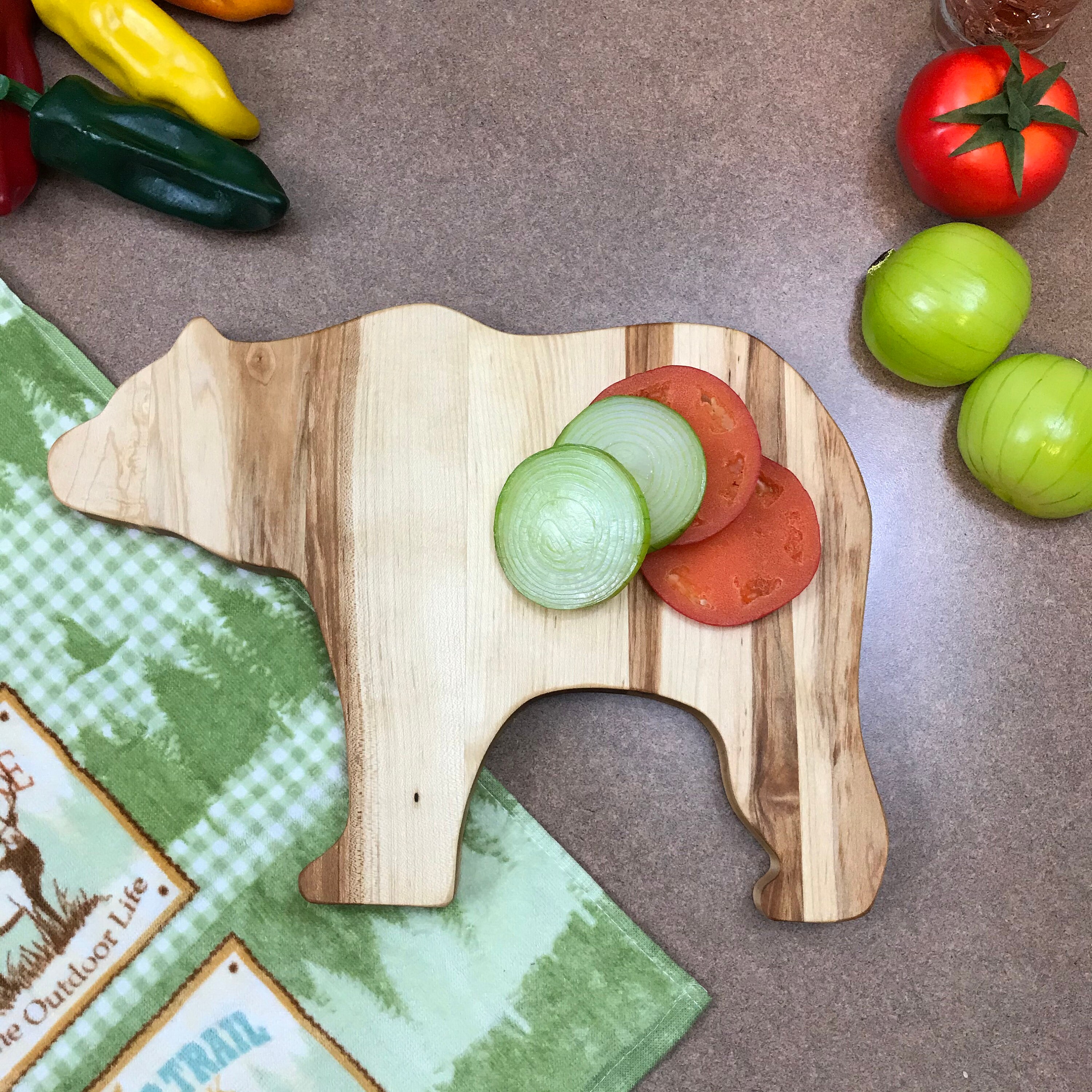 Big Bear Maple cutting board perfect for your log cabin or any rustic ...
