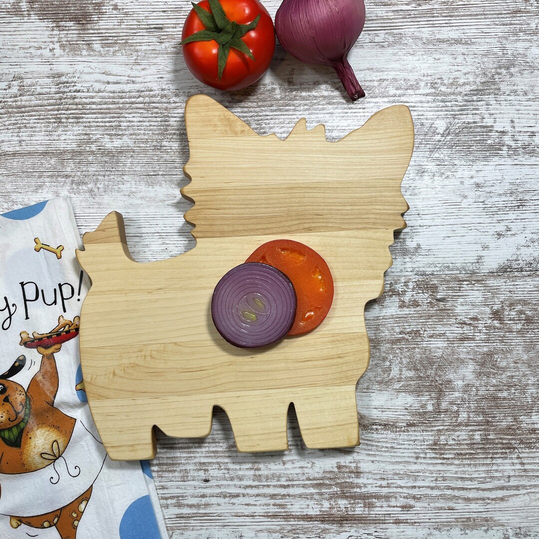 Yorkie Maple Cutting Board: Yorkshire Terrier Charcuterie Board - Etsy