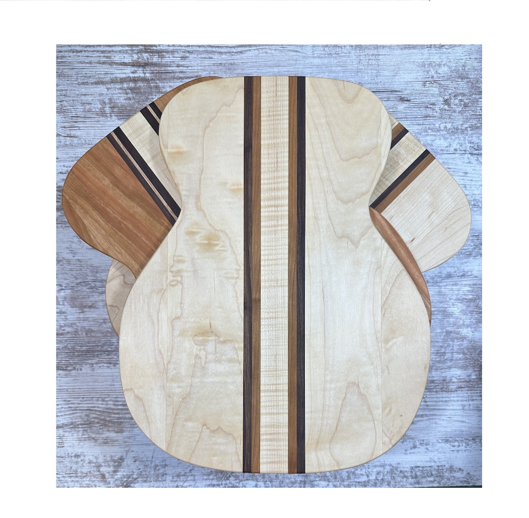 Acoustic Guitar Cutting Board the Perfect Gift for Any Musician - Etsy
