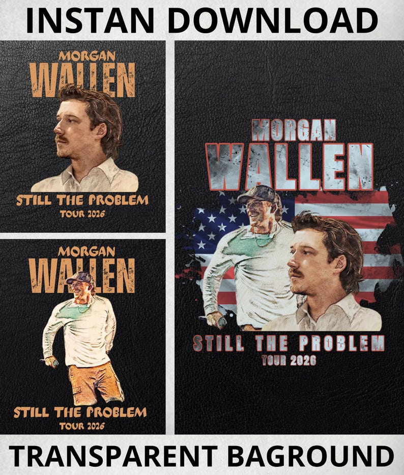 Morgan Wallen PNG File: Digital Download, PNG Ready Print to T Shirt ...