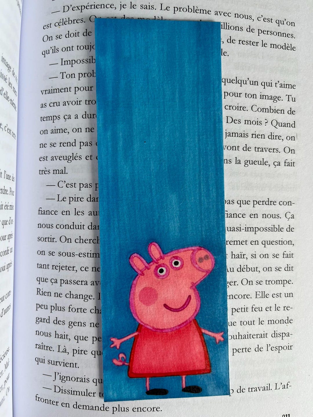 Peppa Pig Bookmark Set - Etsy