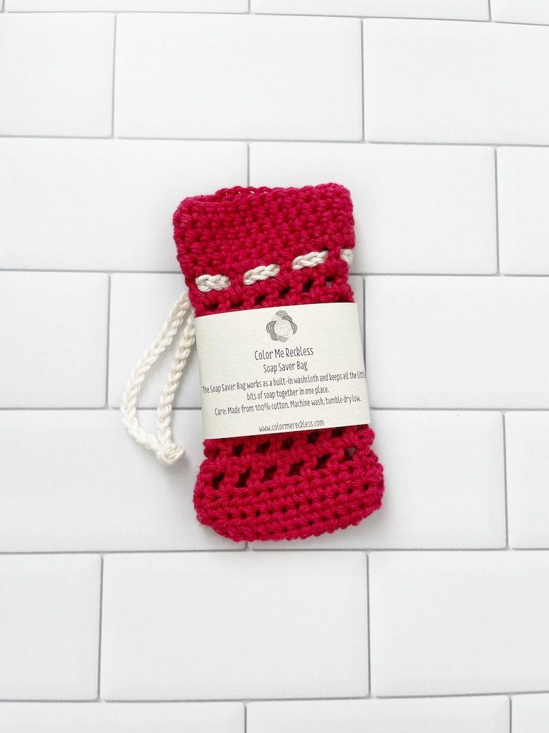 Crochet Cotton Soap Saver Bag - Etsy