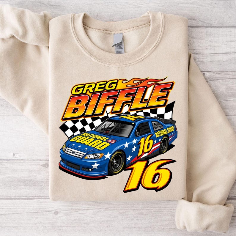 Greg Biffle Vintage NASCAR PNG – Retro Racing Tribute Design, Vintage ...