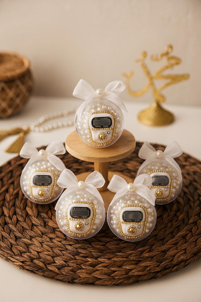 Islamic Wedding Favor Tasbeeh Counter, Muslim Nikah Gift, Arabic ...