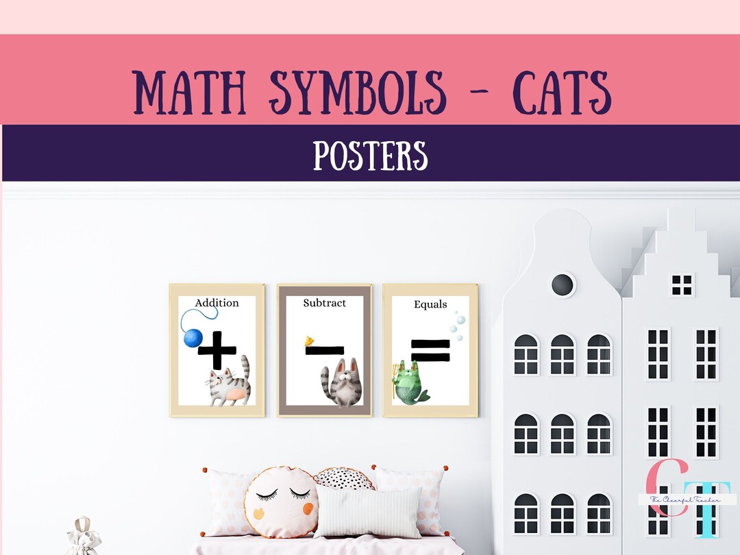 Math Symbols Poster, Math Classroom, Math Learning, Mathematical ...