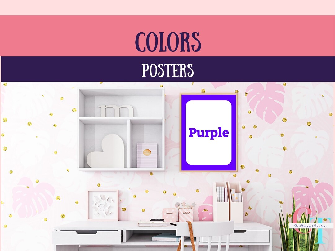 Color Posters, Rainbow Colors, Classroom Decor, Nursery Posters ...