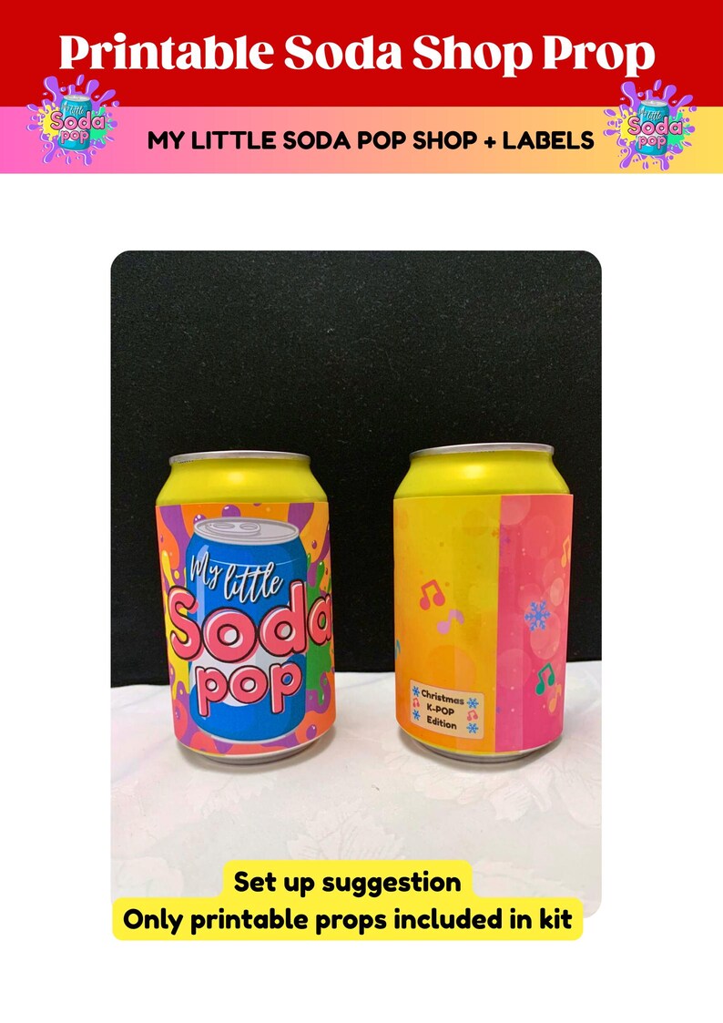 My Little Soda Pop Shop Printable Prop | Demon Hunters Elf Props ...