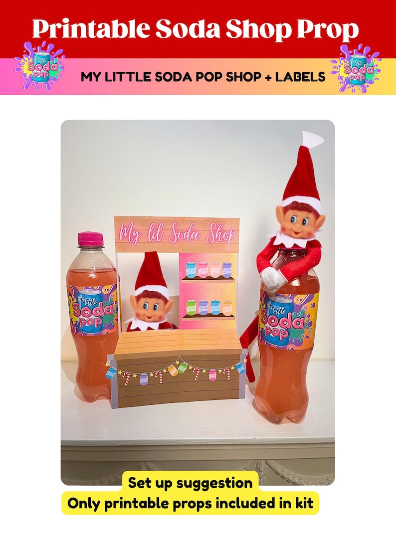 My Little Soda Pop Shop Printable Prop | Demon Hunters Elf Props ...