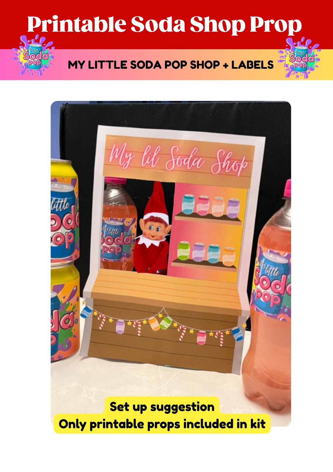 My Little Soda Pop Shop Printable Prop | Demon Hunters Elf Props ...